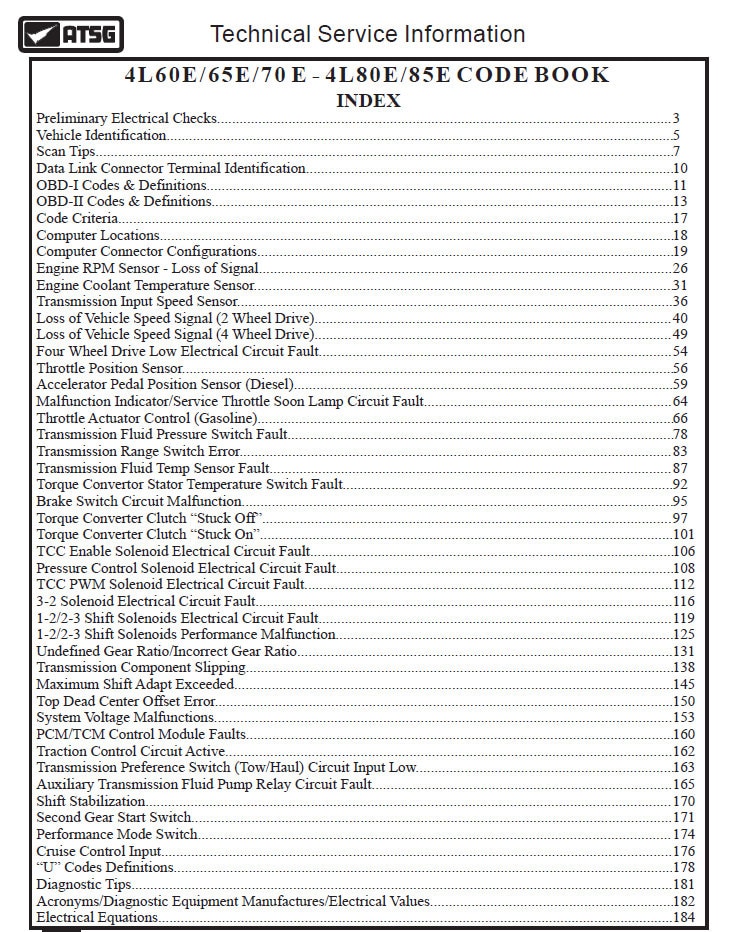 4L60E 4L65E Transmission Service Repair Rebuild Overhaul Manual ATSG - Etsy