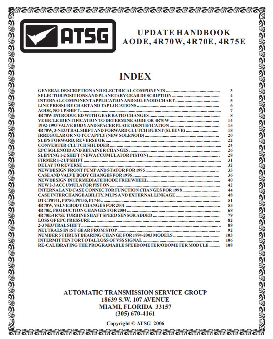 Ford AODE 4R70W 4R70E 4R75E Transmission Service Repair Rebuild Manual ...