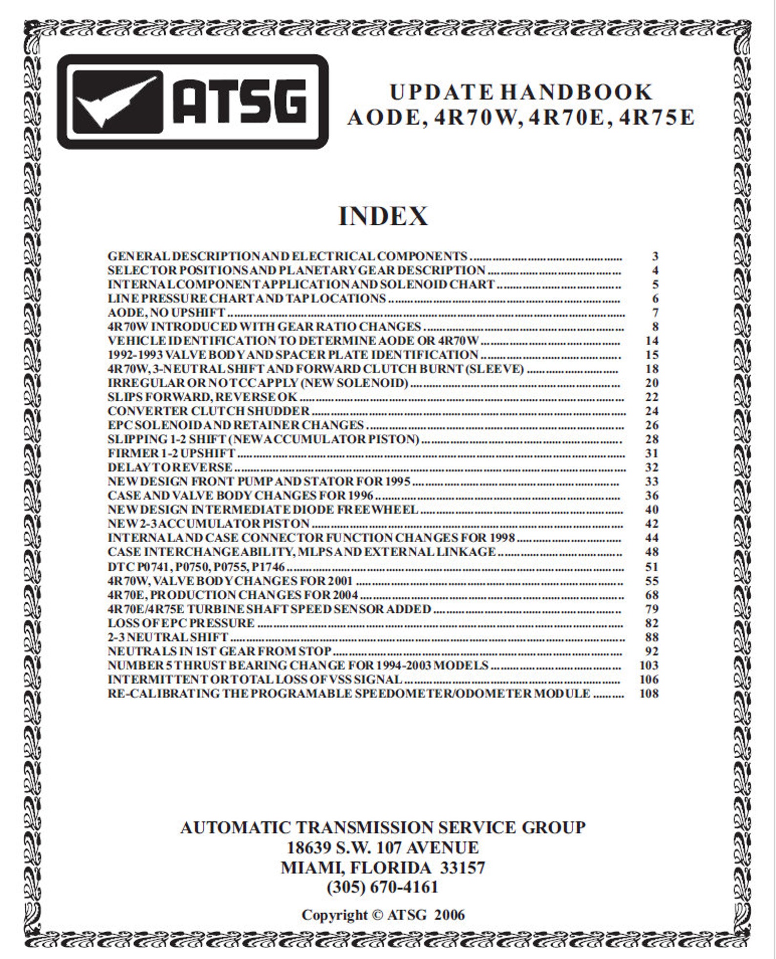 Ford AODE 4R70W 4R70E 4R75E Transmission Service Repair Rebuild Manual ...