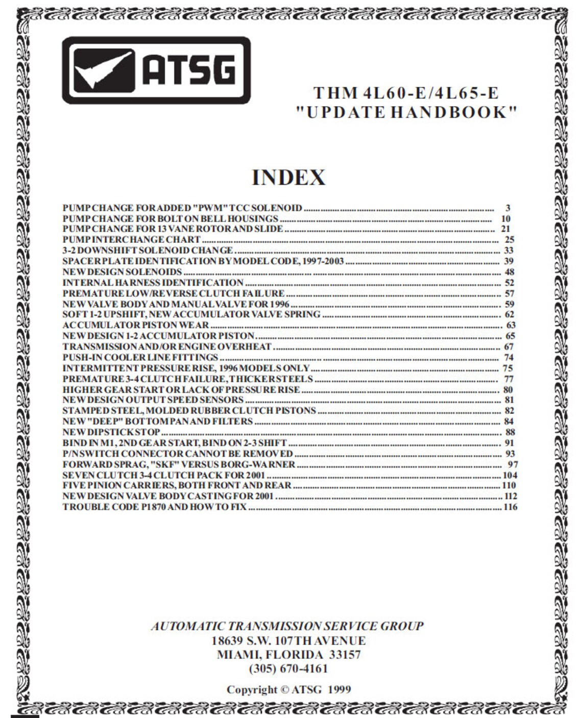 4L60E 4L65E Transmission Service Repair Rebuild Overhaul Manual ATSG - Etsy