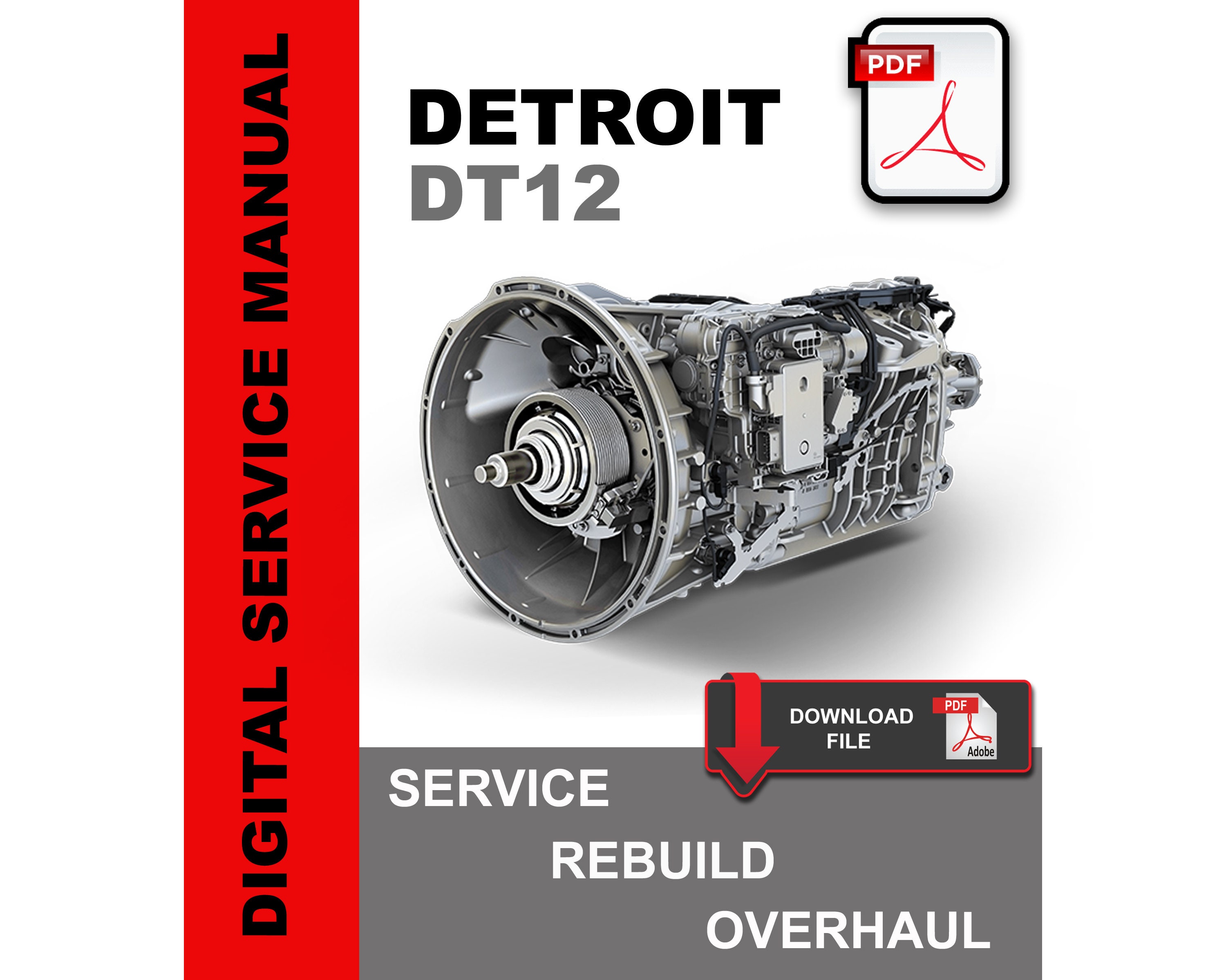 Detroit DT12 Transmission Troubleshooting and Repair Manual - Etsy
