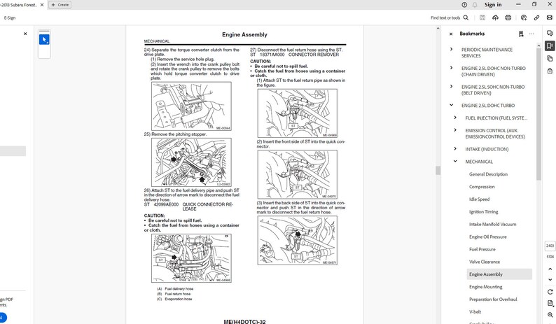 Subaru Forester 2009 2010 2011 2012 2013 Service Repair Workshop Maintenance Manual - Etsy