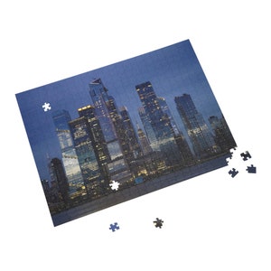 Manhattan Photo Puzzle New York City Souvenir Gift 1000 Piece Jigsaw - Etsy