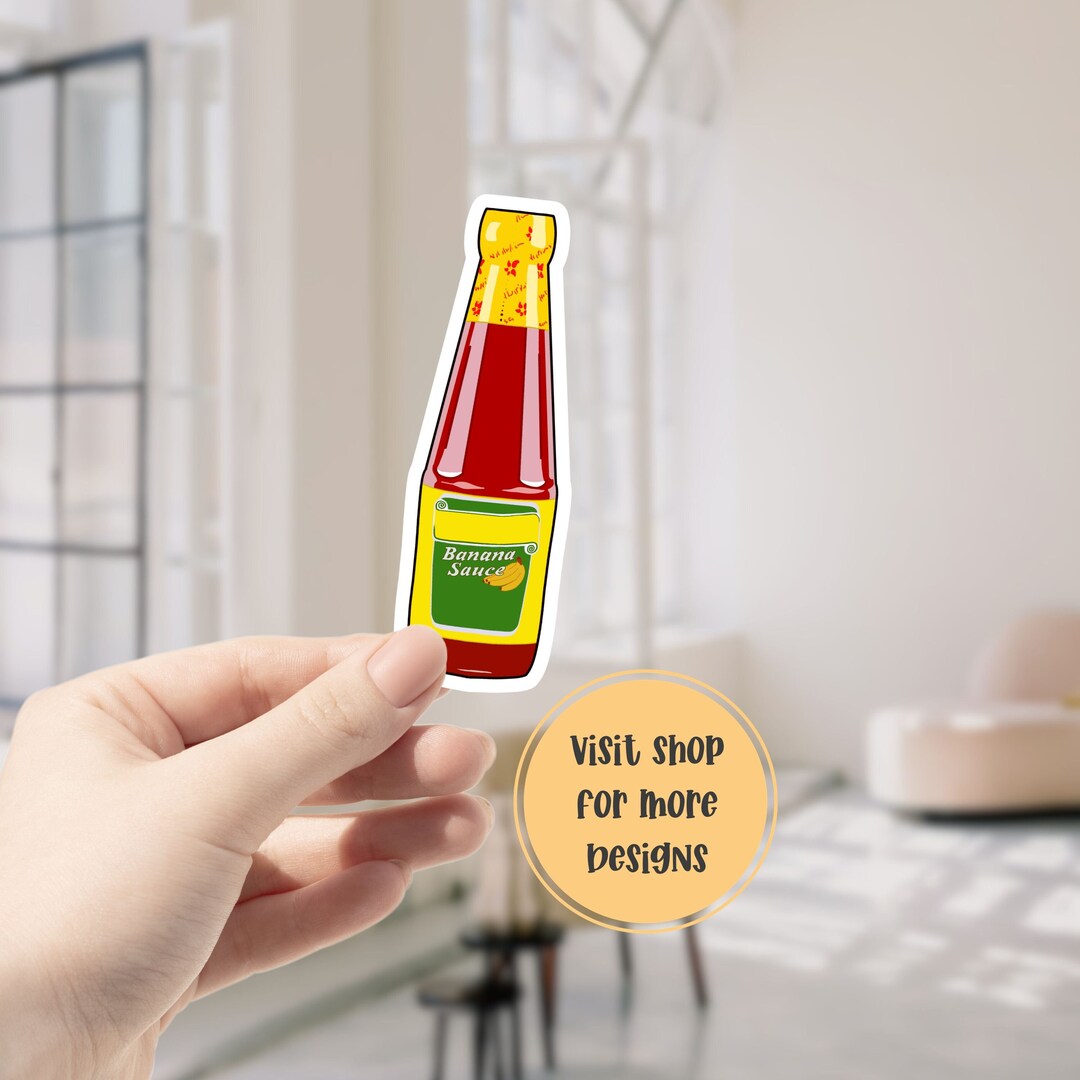 Filipino Food Sticker Gift for Friend or Coworker, Banana Ketchup ...