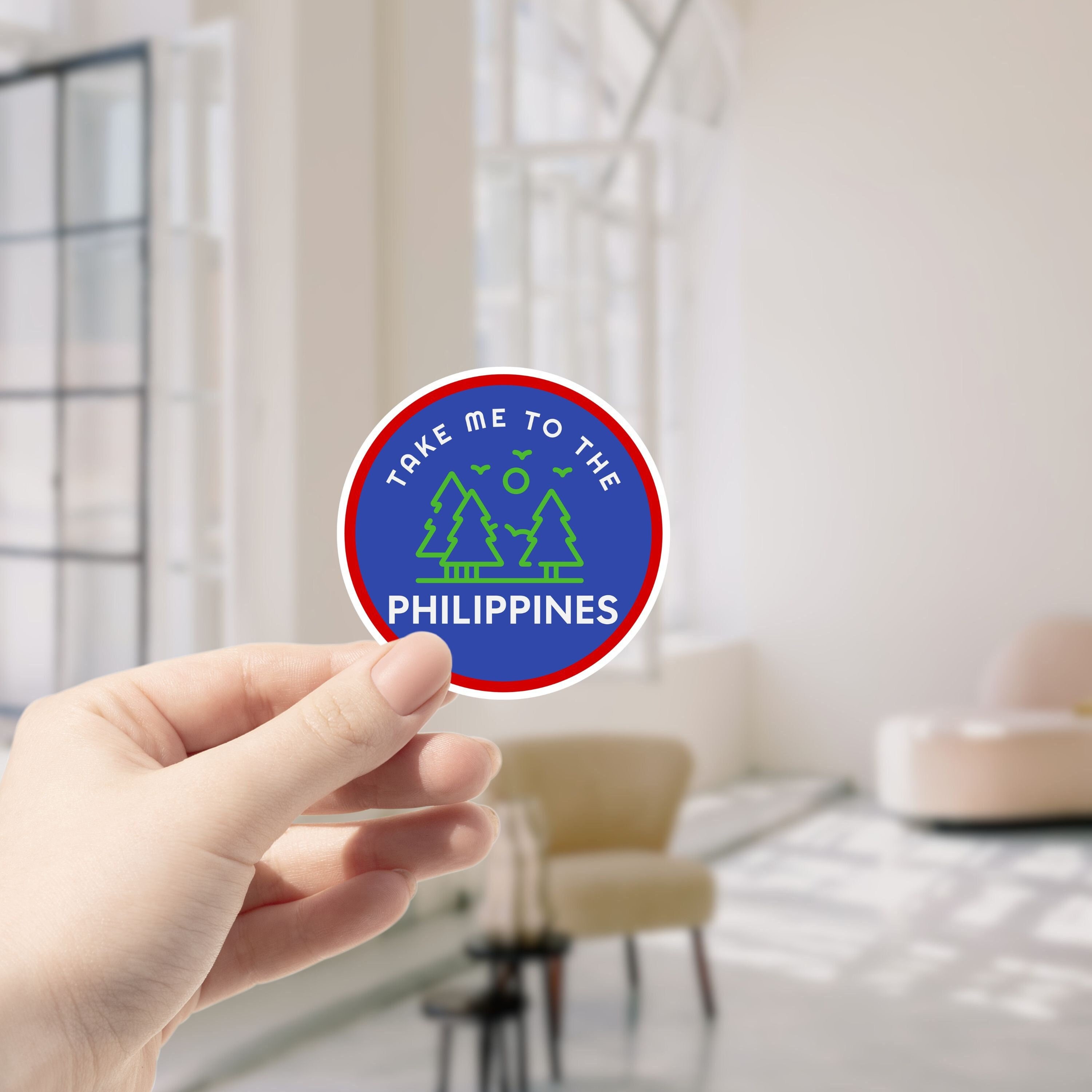 Philippines Travel Sticker: Filipino Pride Gift - Etsy