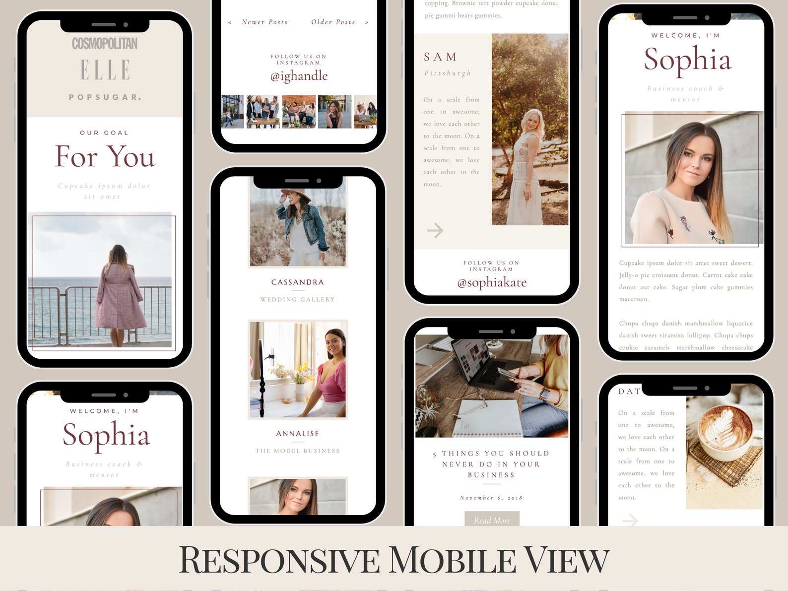 Business Coach Template Website Neutral Life Coaching Website Template ...