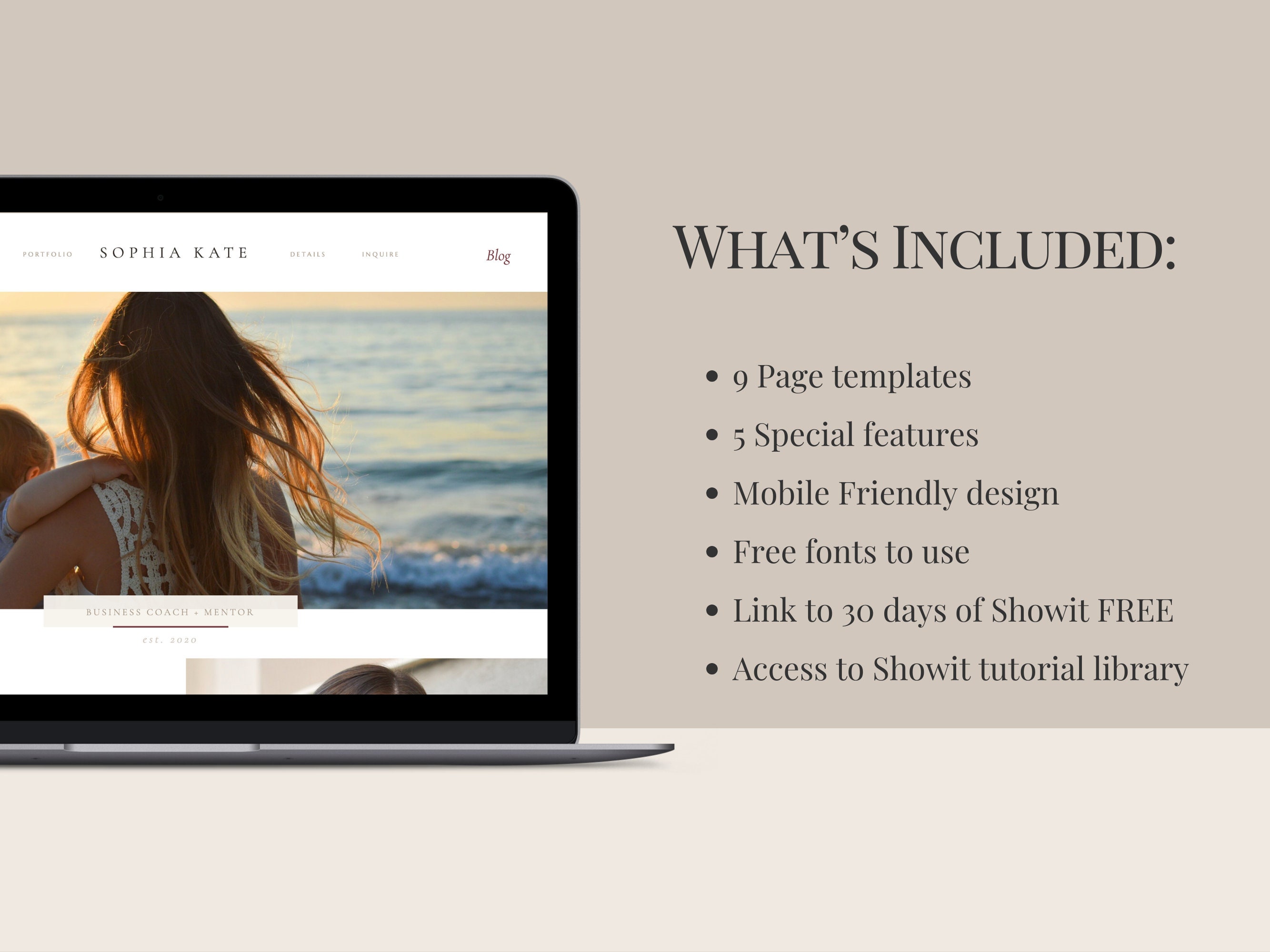 Business Coach Template Website Neutral Life Coaching Website Template ...
