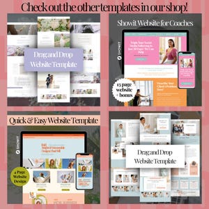 Instagram Link in Bio Canva Template Social Media Link Tree Landing ...