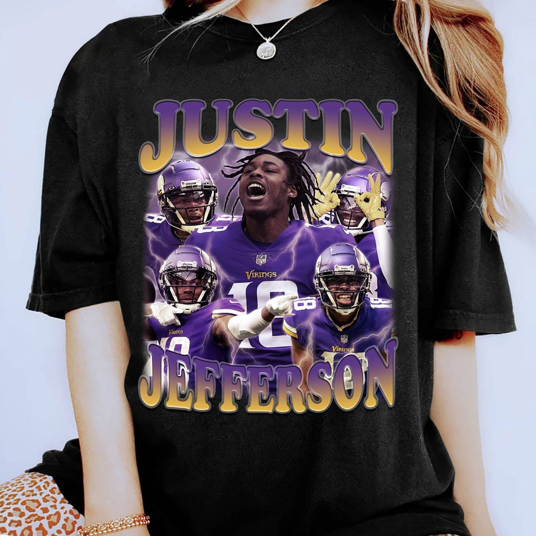 Justin Jefferson Shirt Vintage Justin Jefferson Shirt - Etsy
