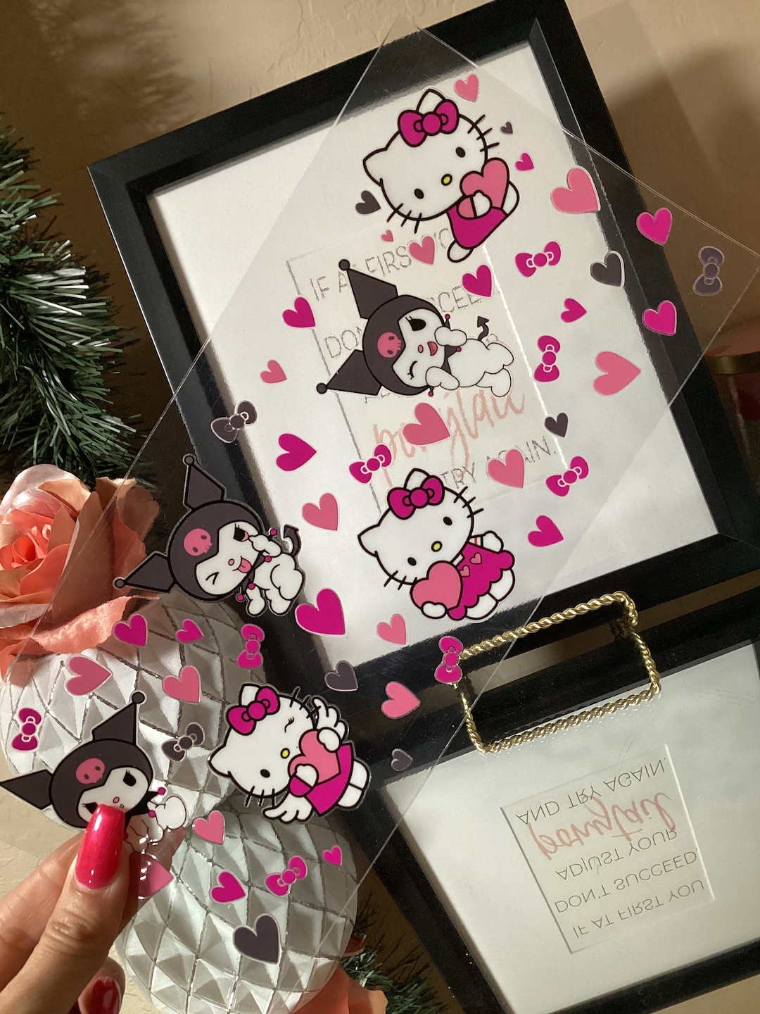 Kuromi and Friend Uv Dtf 16oz Wrap. Cute Wrap. Ready to Use. - Etsy