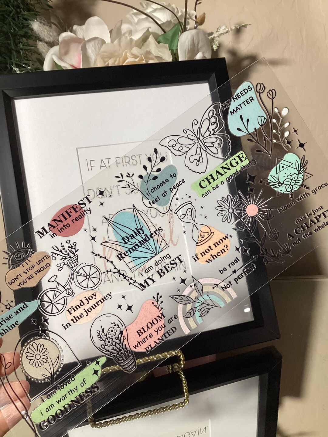 Daily Reminders 16oz Wrap. Uv Dtf Wraps. Ready to Use - Etsy