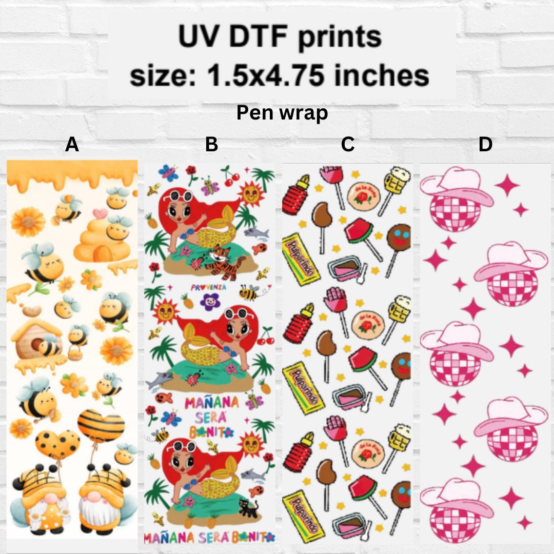 Karol G Pen Wrap. Mexican Candy Uv Dtf Wrap. Fun Pen Wraps. Ready to ...
