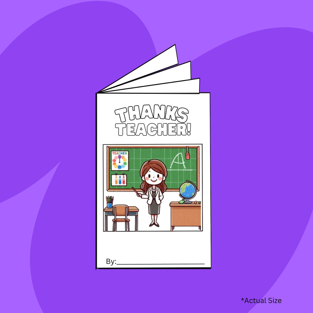 Teacher Appreciation Week Mini Book - Etsy