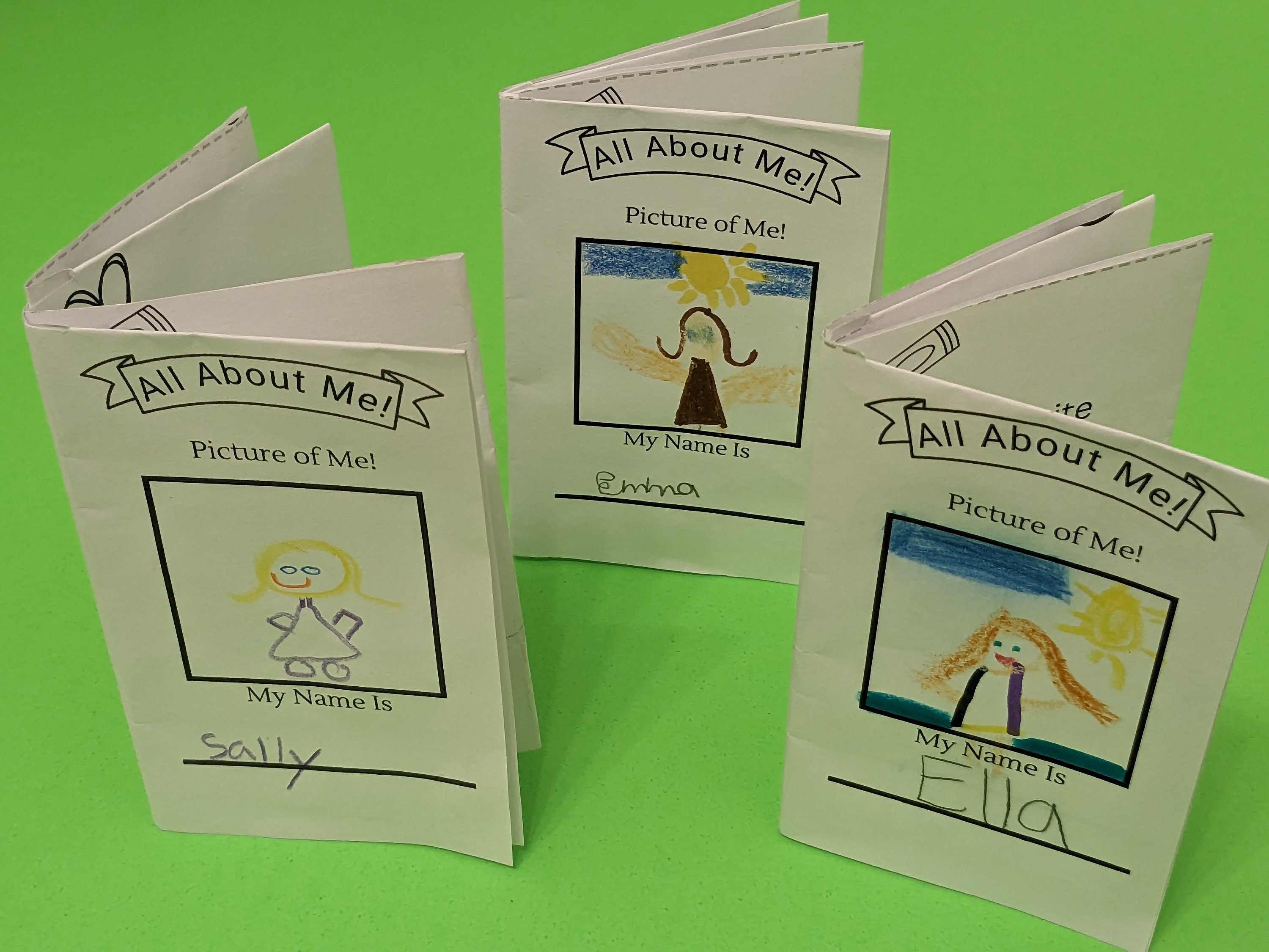 All About Me Foldable Mini Book - Etsy