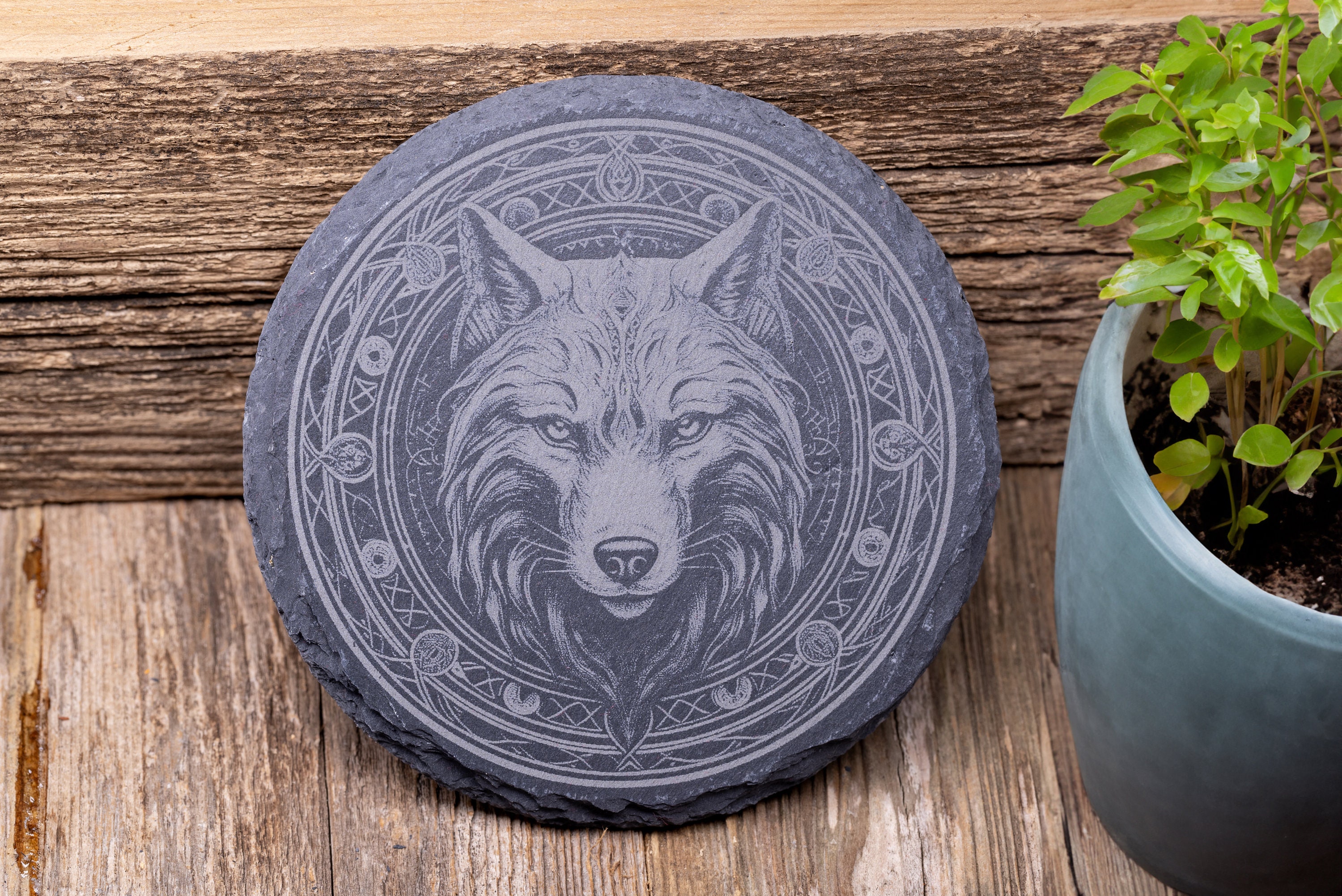 You Choose Your Set of Coasters: Laser-engraved Slate Table Armor - Etsy