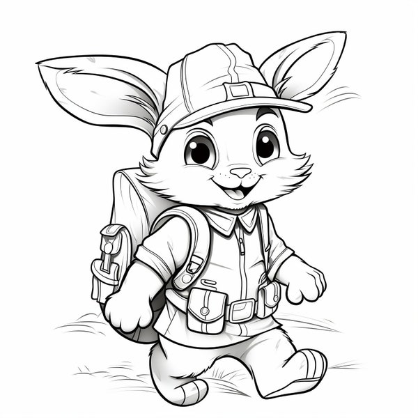 Animal Adventures Coloring Book - Etsy