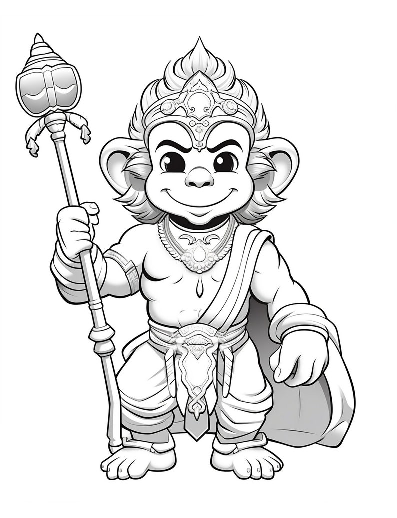 Hindu God Goddess Coloring Pages With Poems Indian Gods Kids Activities ...