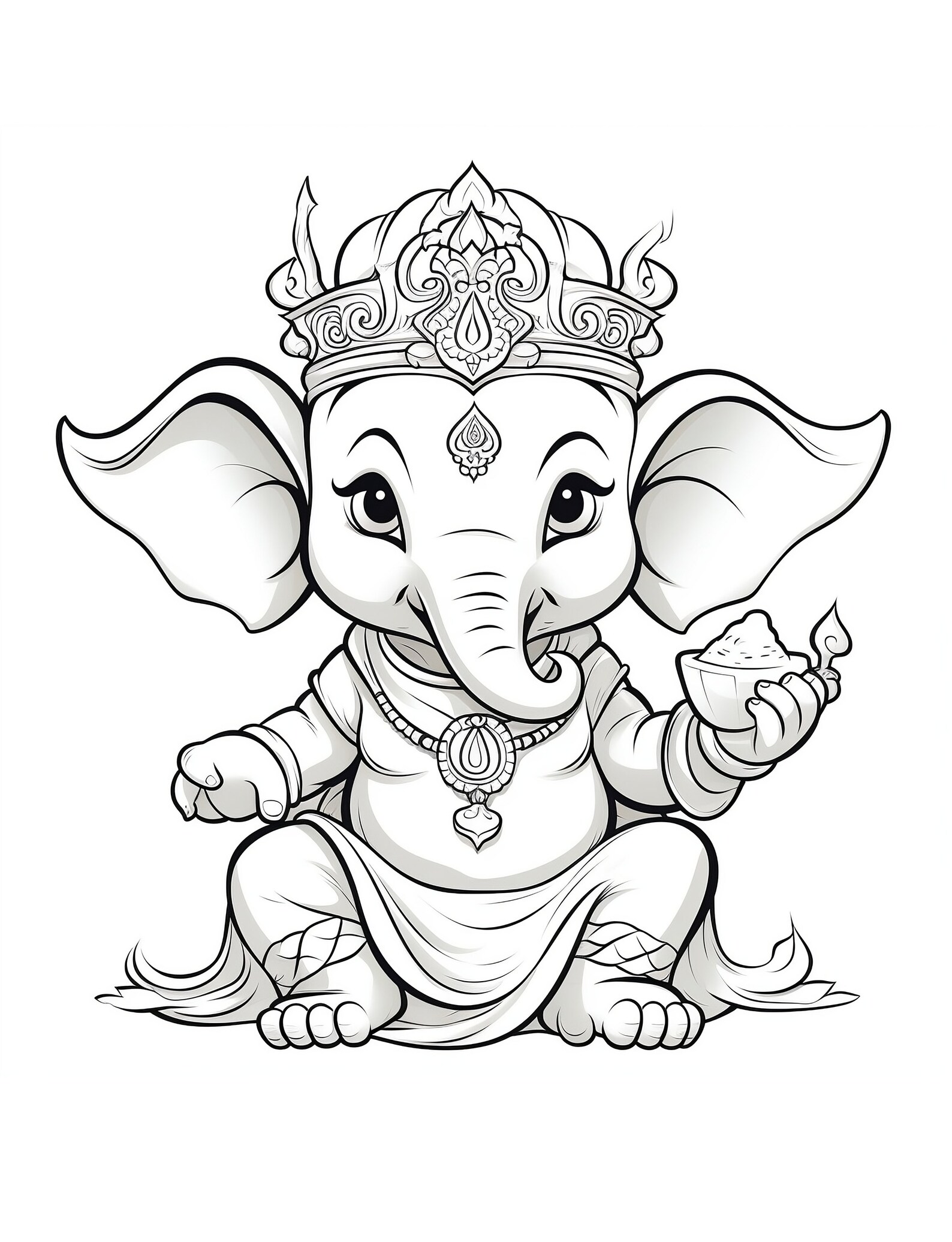 Hindu God Goddess Coloring Pages With Poems Indian Gods Kids Activities ...
