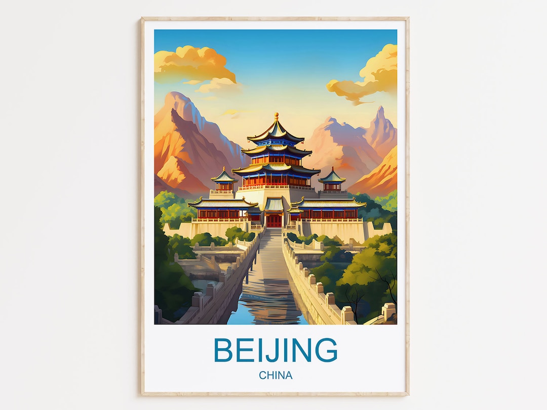 Beijing Poster, Beijing Wall Art, Beijing Print, Beijing Photo, Beijing ...