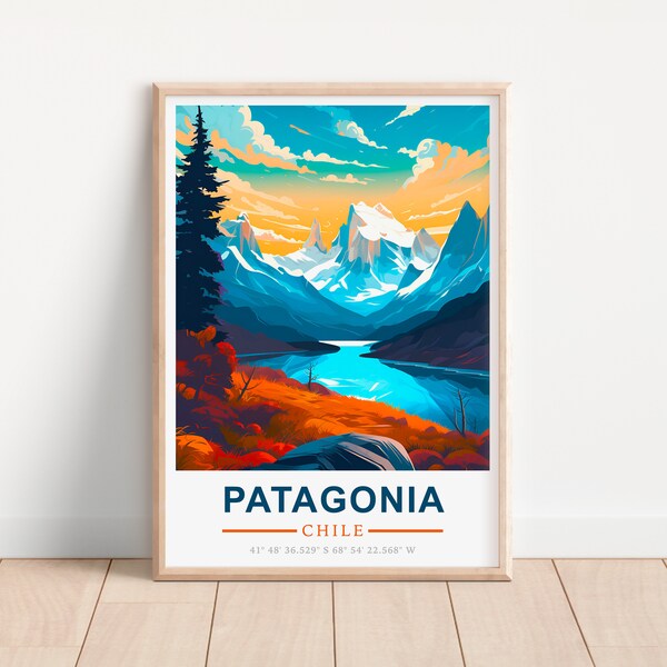 Patagonia Poster - Etsy