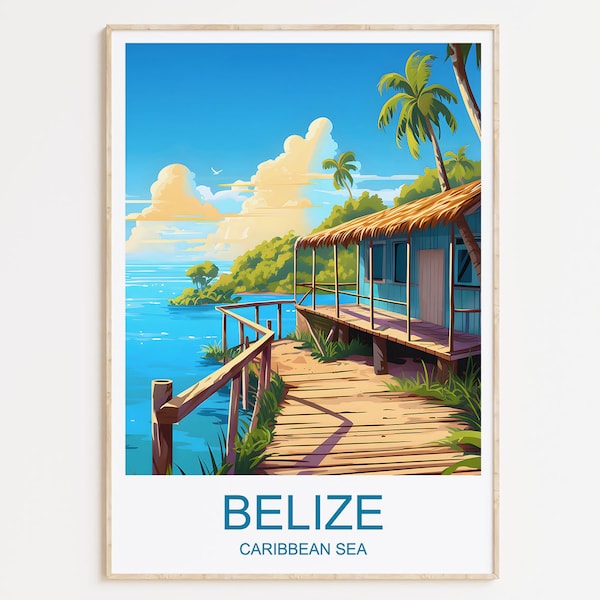 Belize Poster - Etsy