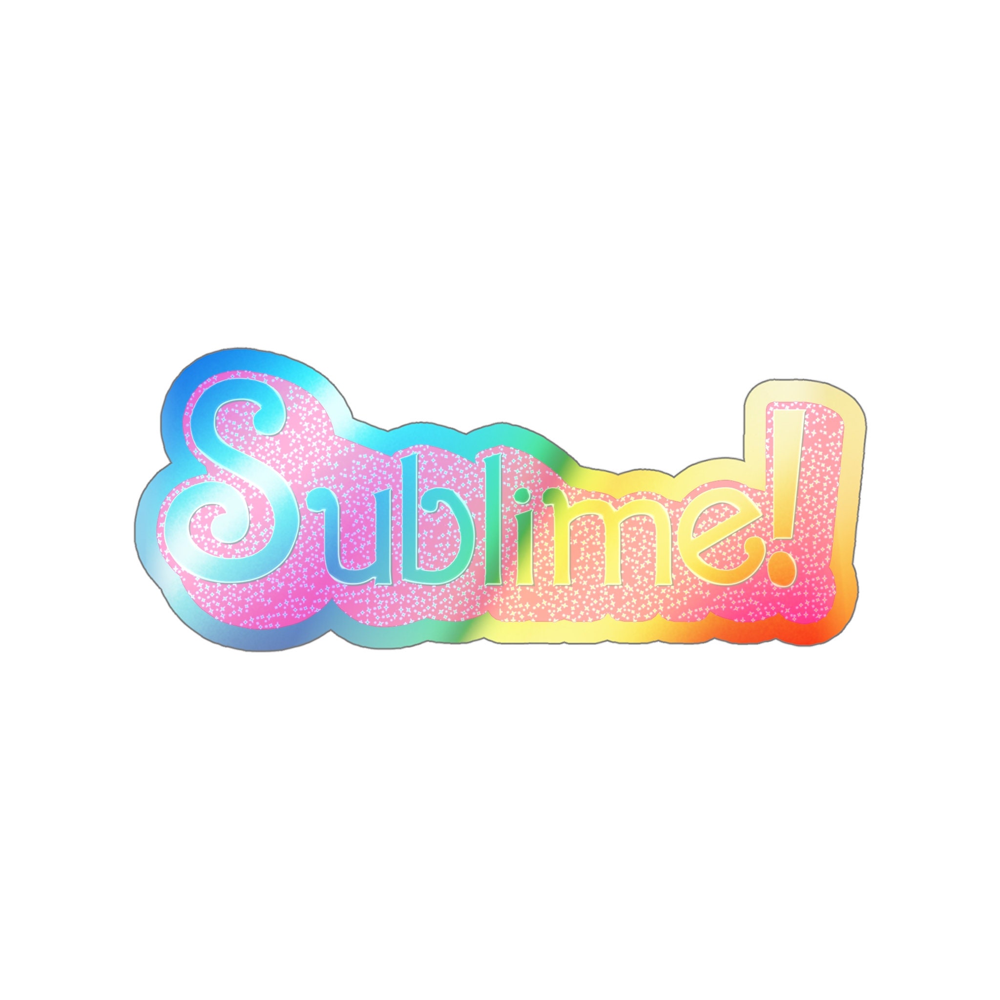 Barbie Movie Sublime Holographic Die-cut Stickers - Etsy UK