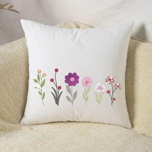 Flower Embroidery Design Bundle, Mini Flower Designs, Wildflower ...