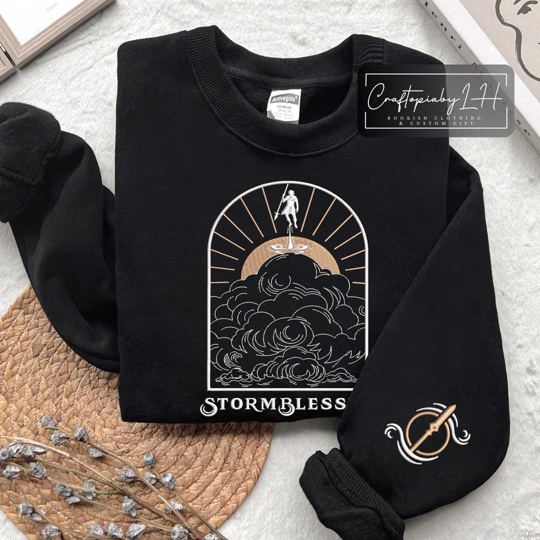 EMBROIDERED Stormblessed Kaladin Shirt, the Stormlight Archieve ...