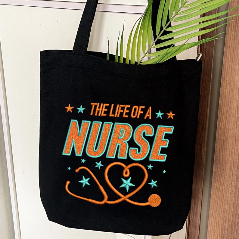 The Life of A Nurse Applique Embroidery Design, Nurse Showgirl Era ...