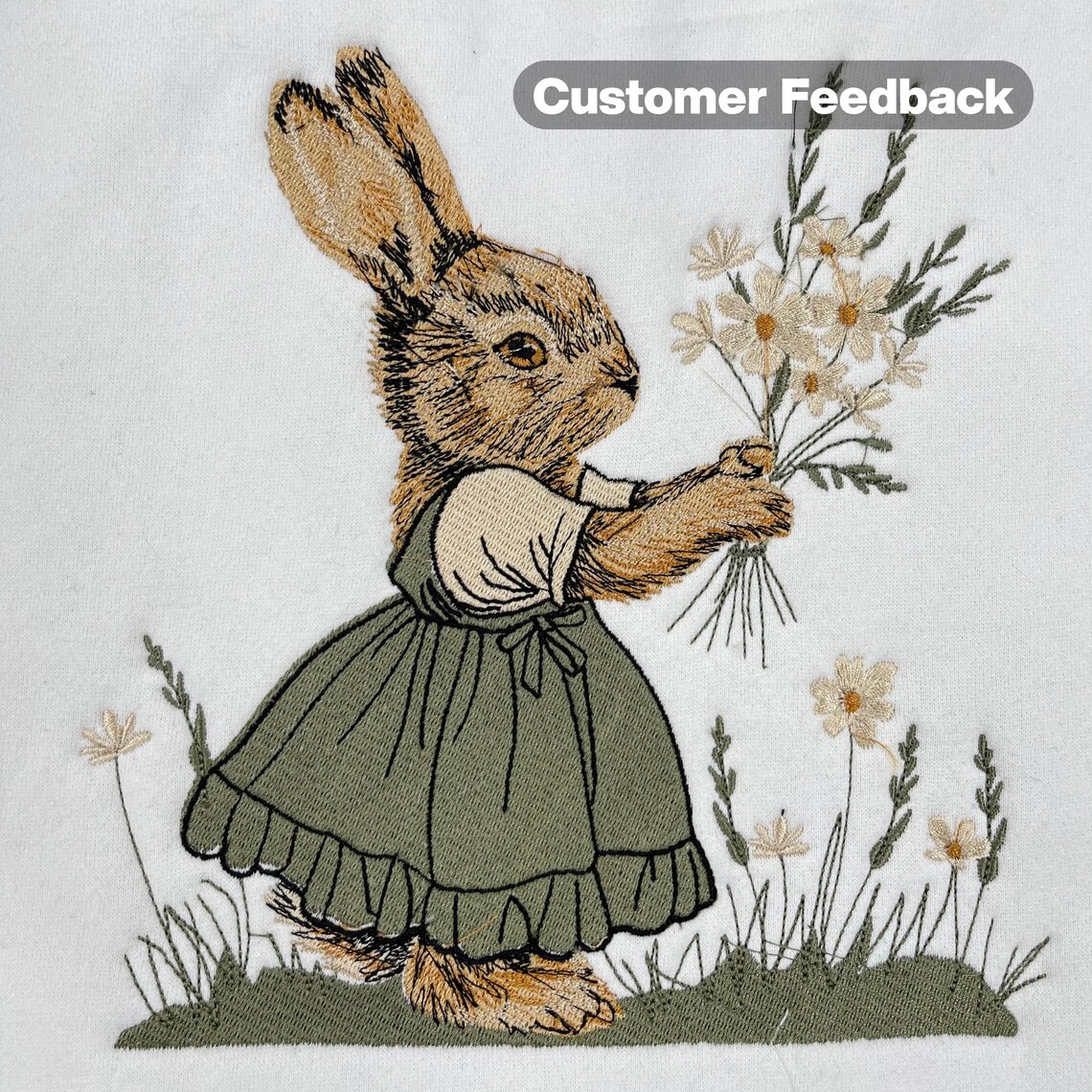 Bunny Embroidery Design, Peter Rabbit Embroidery Design, Easter ...