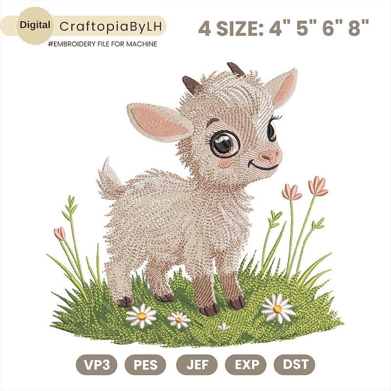 Cute Baby Goat - Etsy
