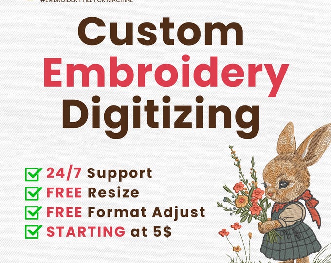 EXTRA Payment_custom Embroidery Digitizing, Logo Digitizing, Image ...