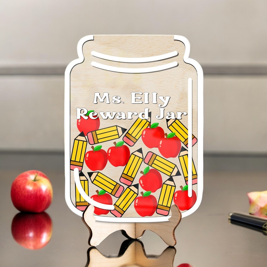 Magnetic Classroom Behavior Reward Jar Customizable With Tokens, Kids ...