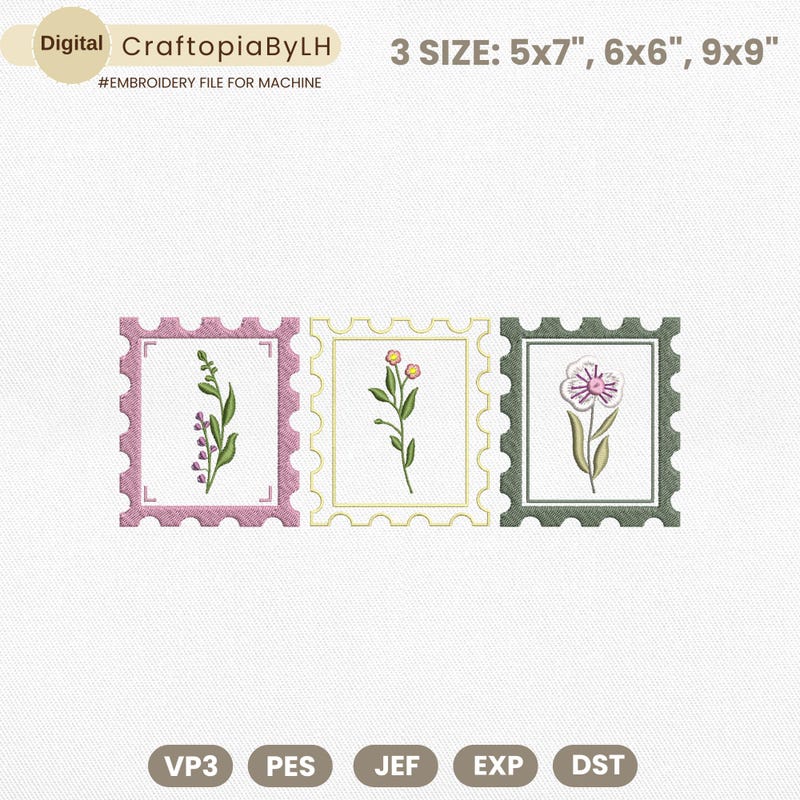 Stamp Embroidery - Etsy