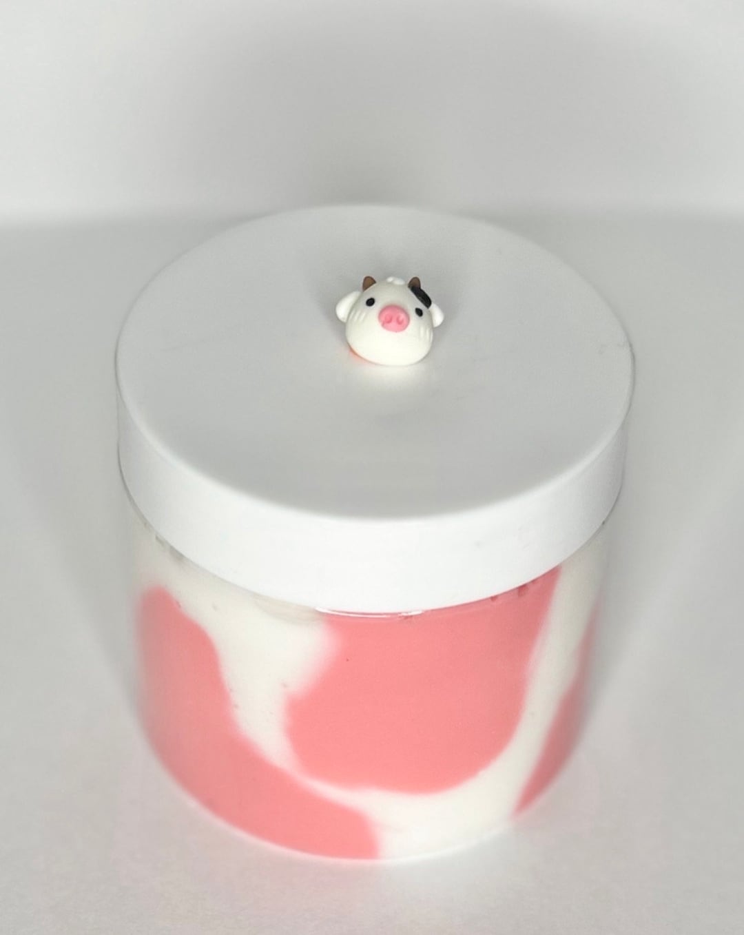 Strawberry Cow Slime by Duckslimecompany - Etsy