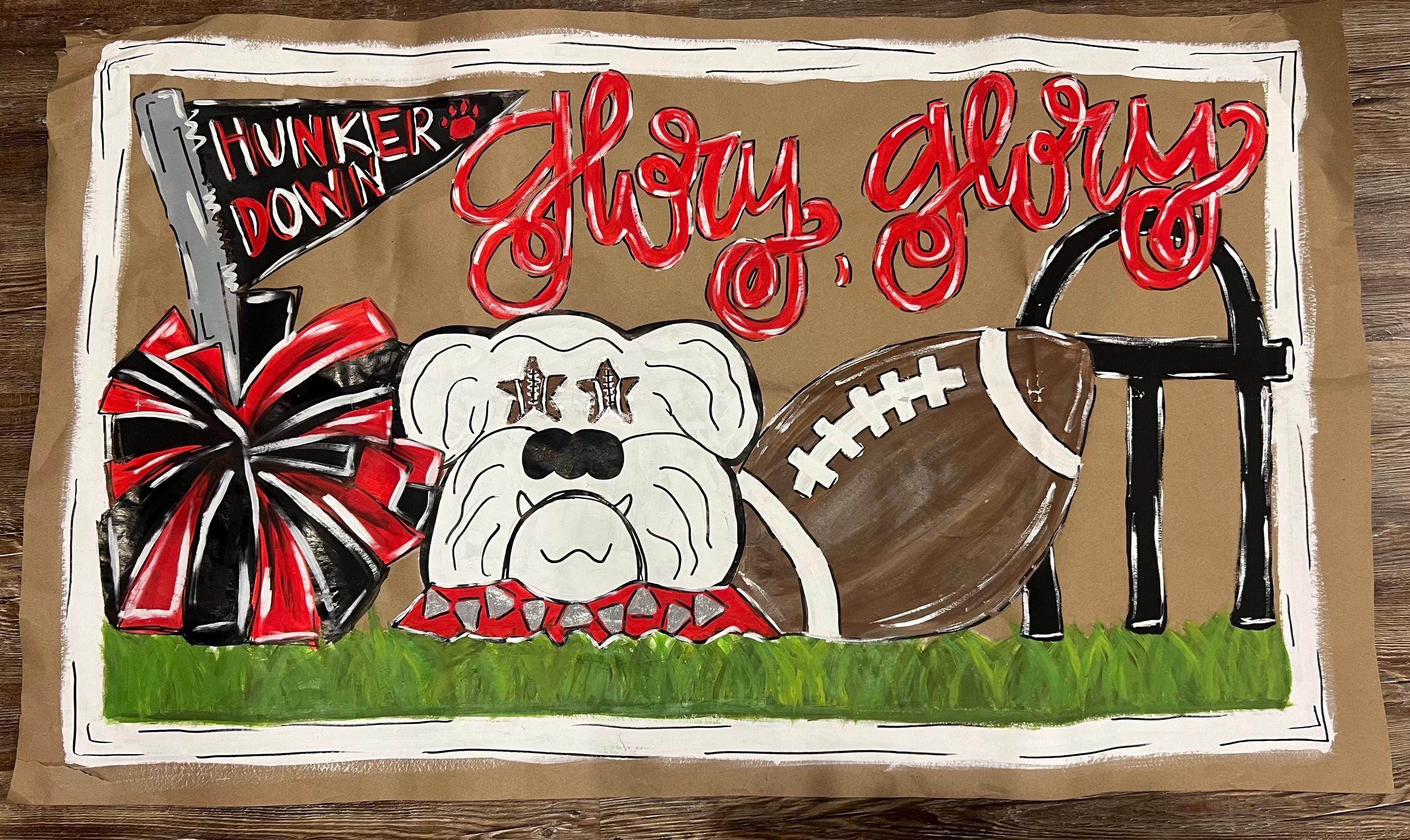 UGA Football Party Banner - Etsy
