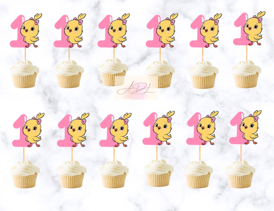 Canticos First Birthday Cupcake Toppers | Canticos Birthday Decorations ...