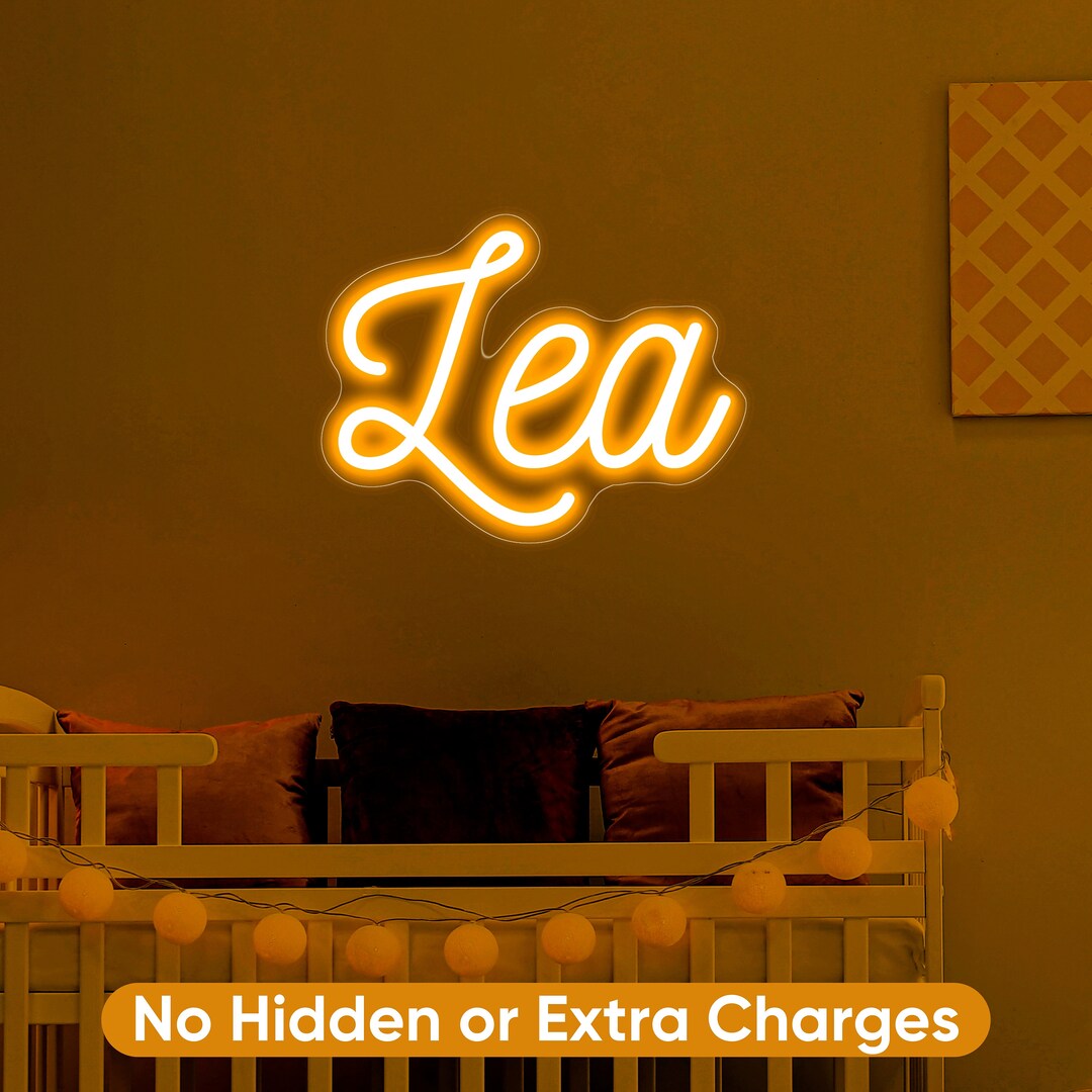 Personalized Name Neon Sign Bedroom Neon Lights Glow Neon Sign Custom ...