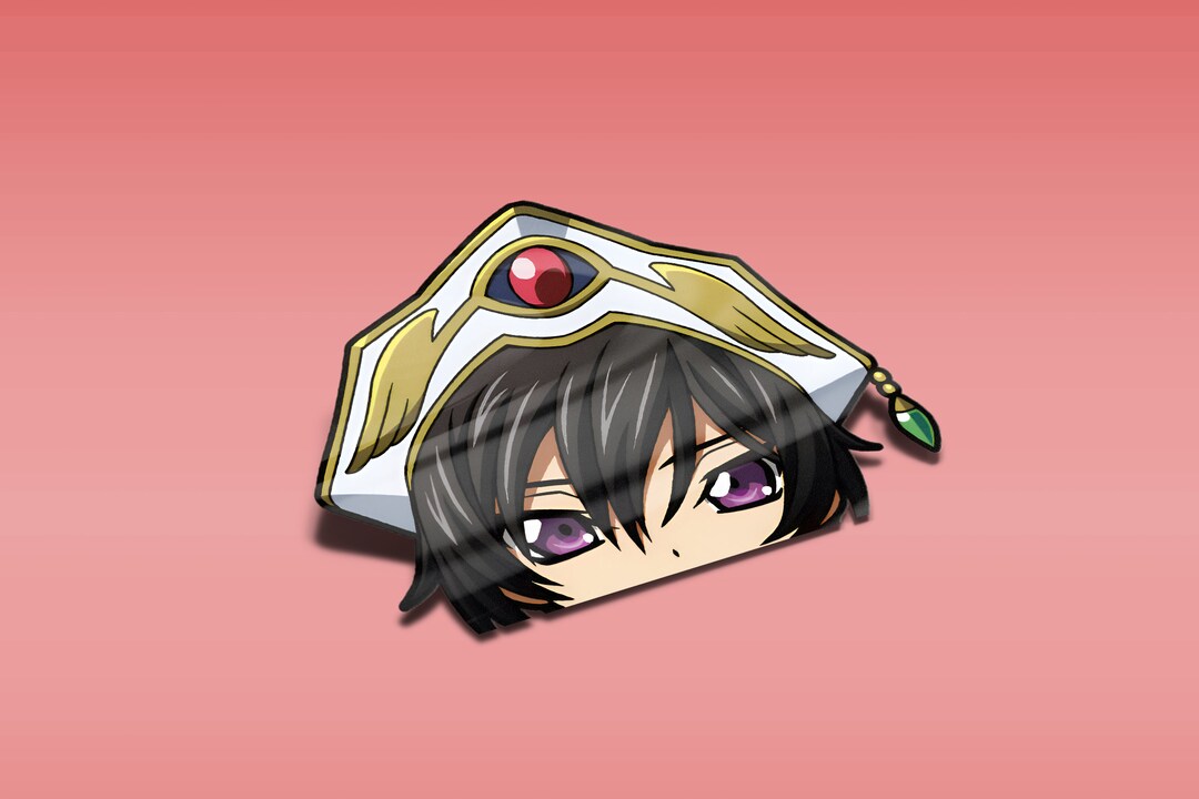 Holographic Code Character Peeker Sticker, UV Resistant, Water Proof - Etsy