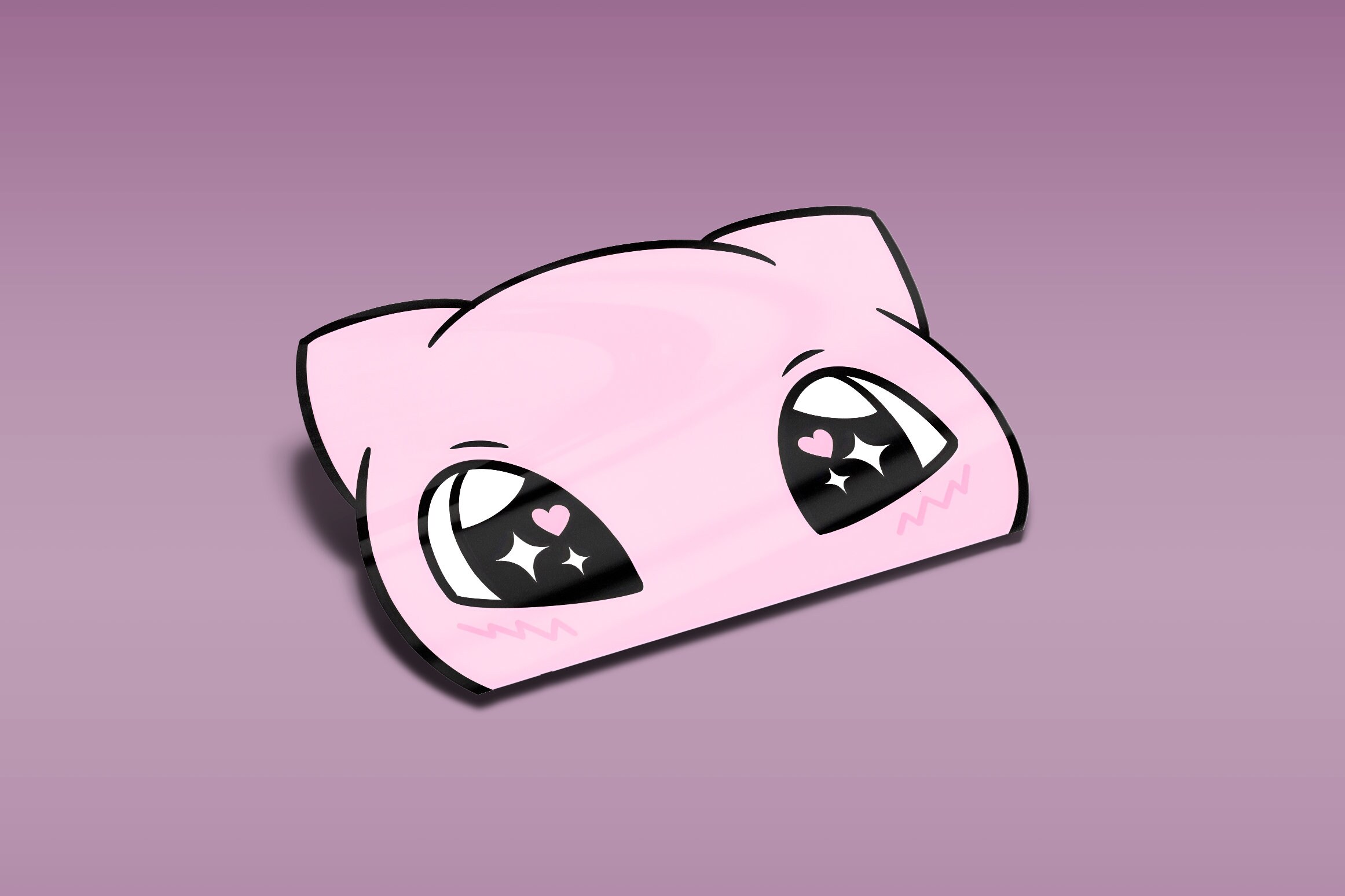 Holographic Poke Character Sticker UV Resistant Water Proof - Etsy