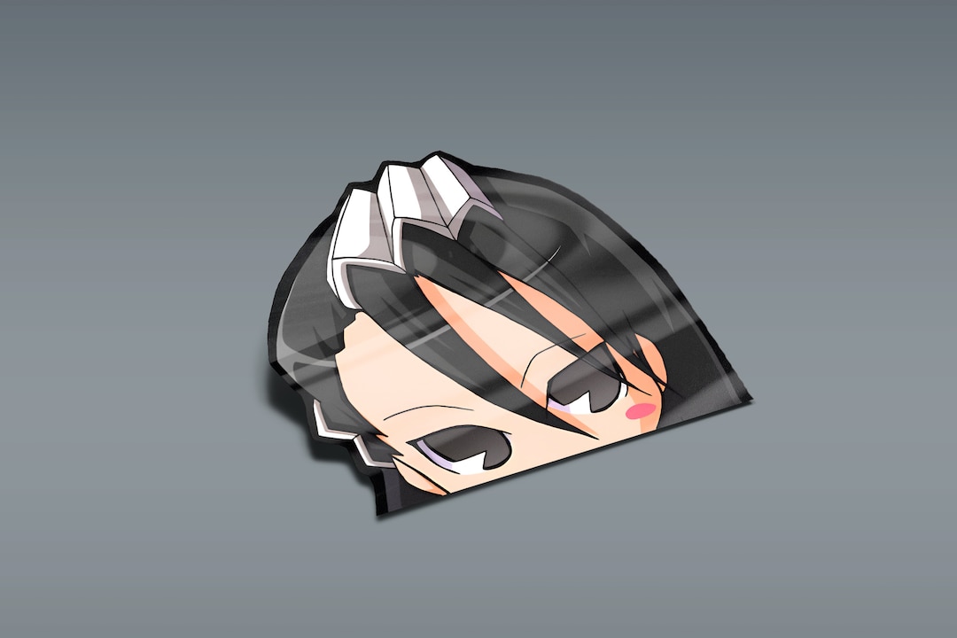 Holographic Bleach Character Peeker Sticker, UV Resistant, Water Proof ...