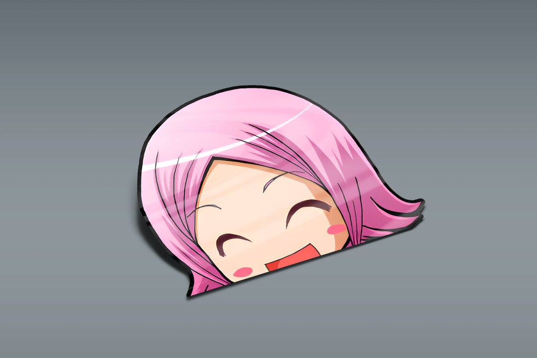 Holographic Bleach Character Peeker Sticker, UV Resistant, Water Proof ...