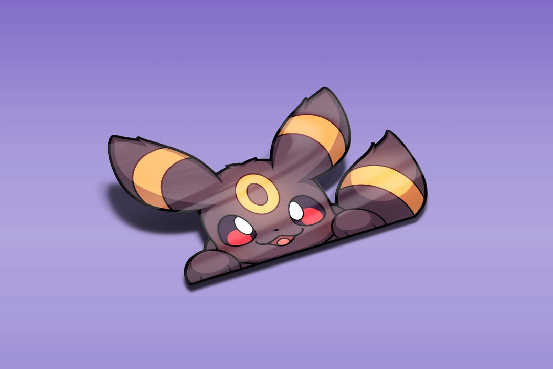 Holographic Poke Character Sticker, UV Resistant, Water Proof, Peeker ...