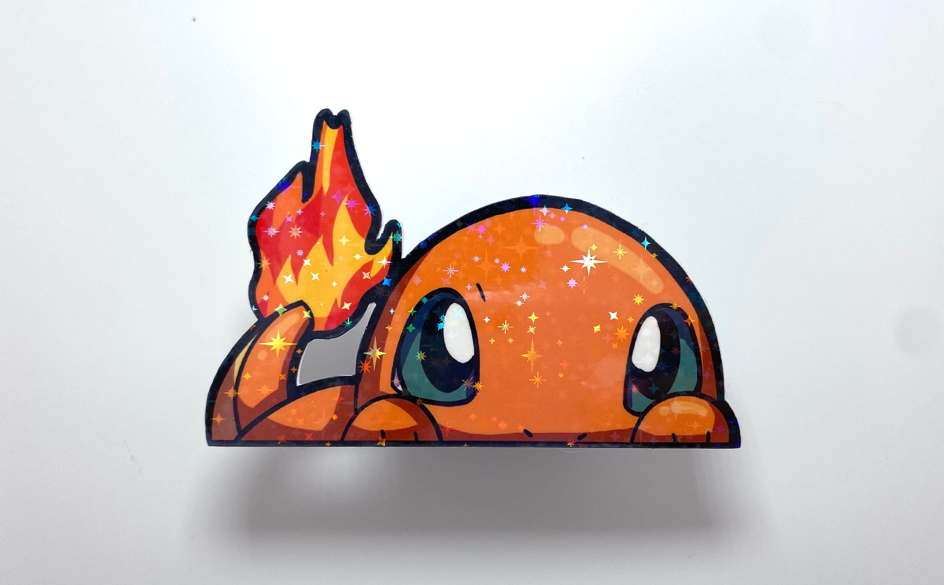 Holographic Poke Character Sticker UV Resistant Water Proof - Etsy