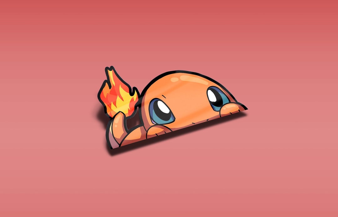 Holographic Poke Character Sticker, UV Resistant, Water Proof - Etsy