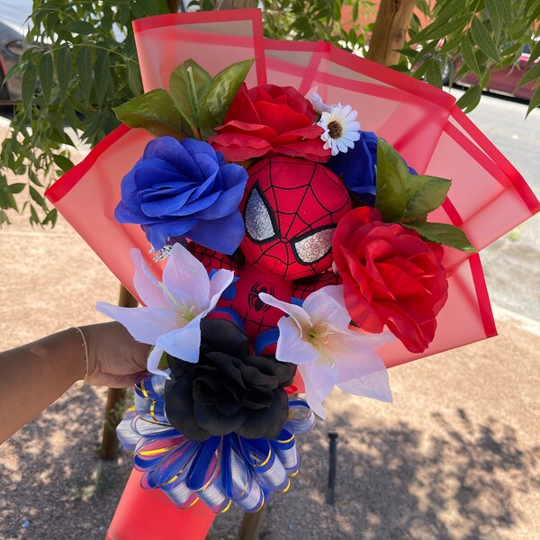 Spider Man Bouquet - Etsy