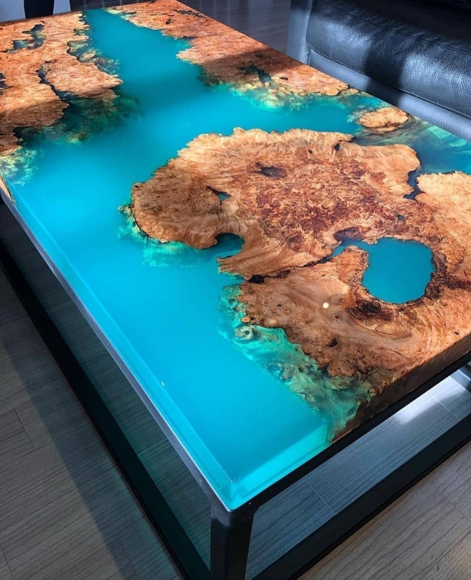 Resin Coffee Table, Handmade Epoxy Coffee Tables, Vivid Edge Eesin ...
