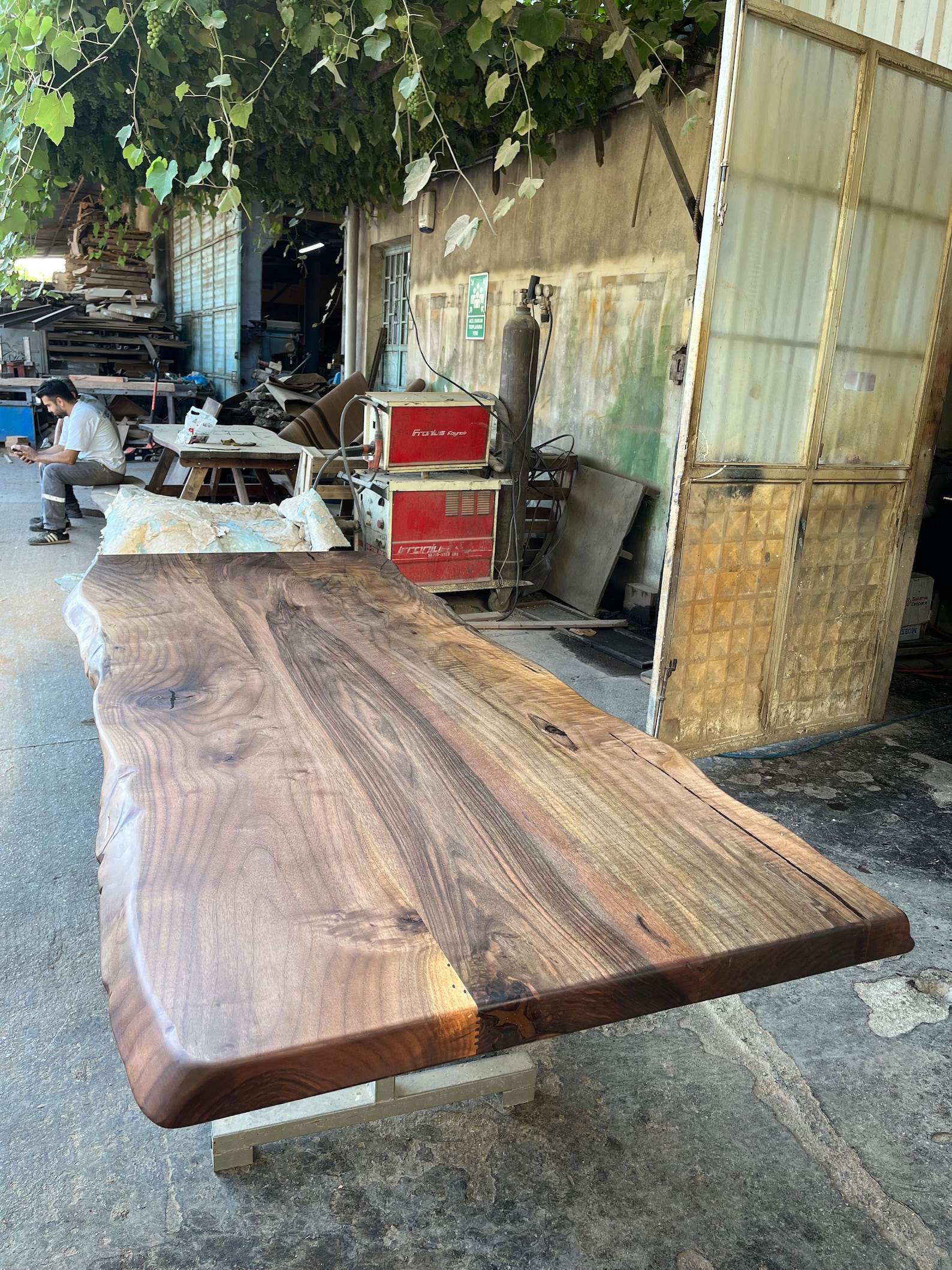 Walnut Wood Table, Rustic Dining Table, Custom Solid Wood Table High ...