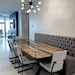 Walnut Wood Epoxy Hexagon Honeycomb Table, Resin Dining Hexagon Model ...