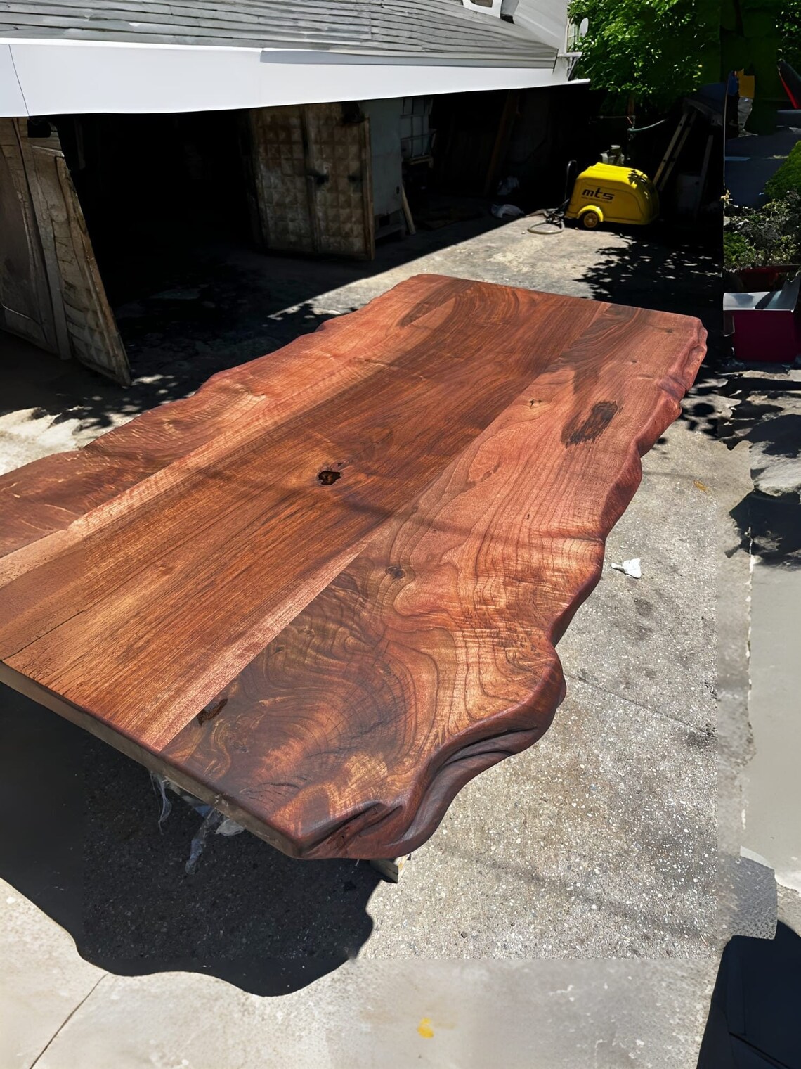 Handmade Live Edge Walnut Dining Table Furniture, Kitchen Dining Table ...